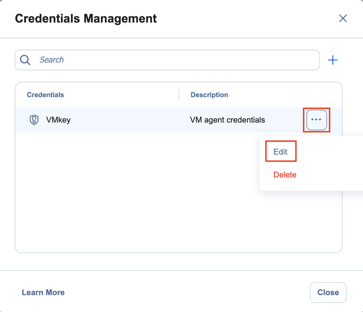 Managing Credentials